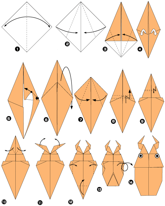 La Broche Col opt re En Origami La Broche Col opt re En Origami