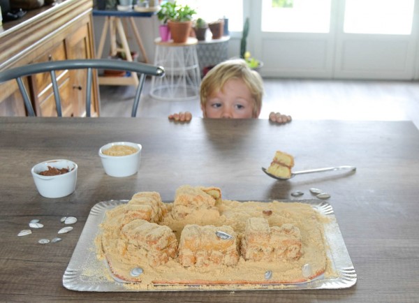 Faire un gâteau château de sable - Maman à Tout Faire